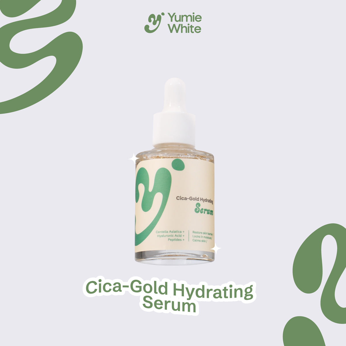 Cica-Gold Hydrating Serum – Yumie White